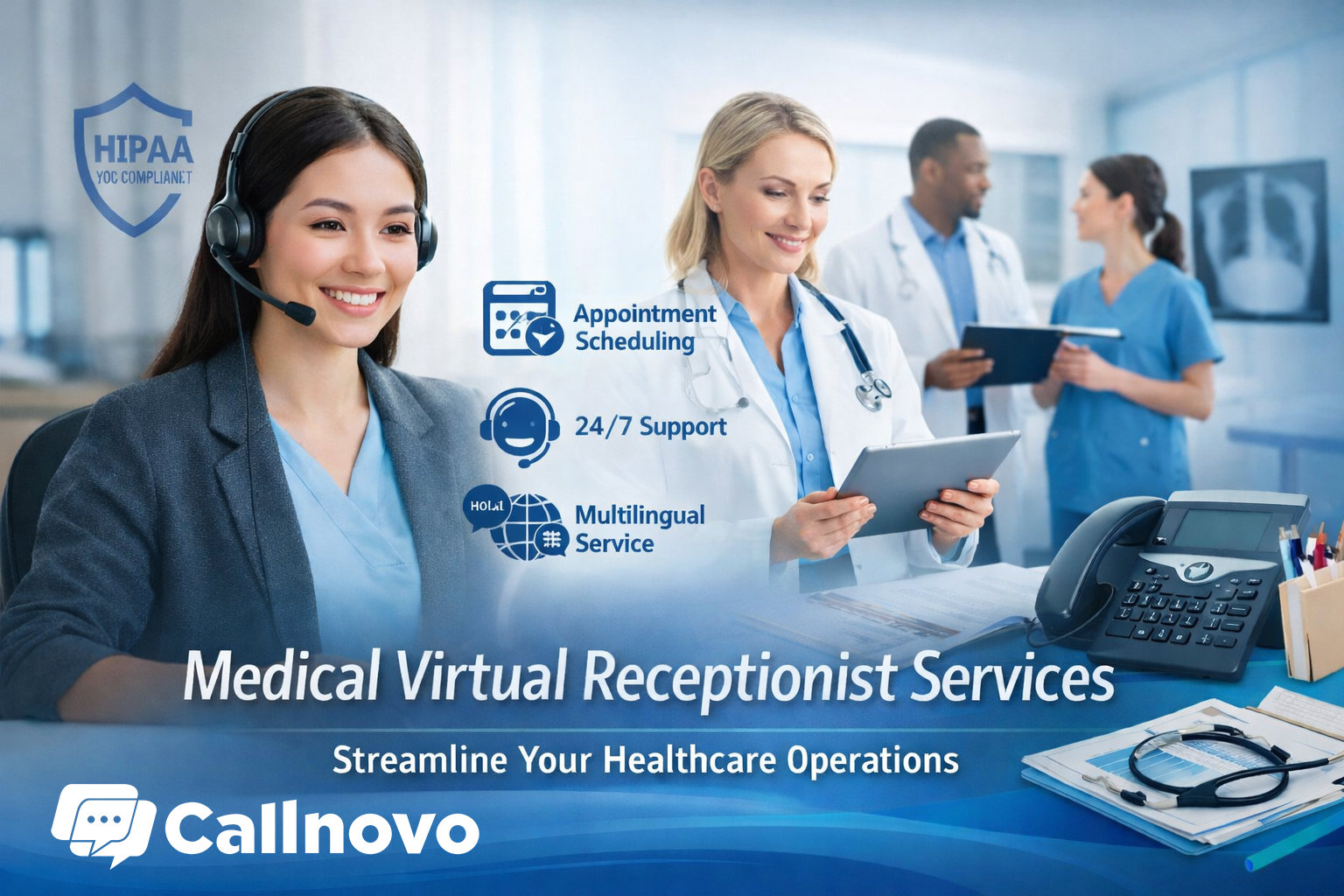 Medical Virtual Receptionist Services for Healthcare Practices